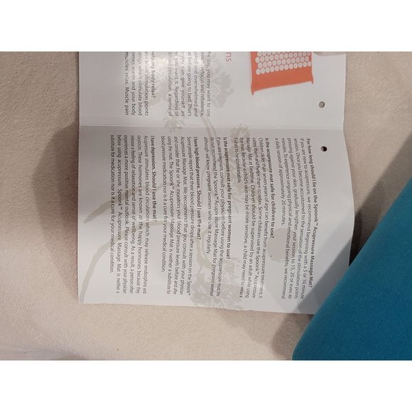 Spoonk | Other | Spoonk Acupressure Mat In Turquoise | Poshmark